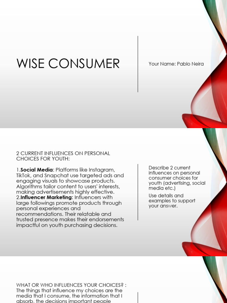 Wise Consumer_Template | PDF
