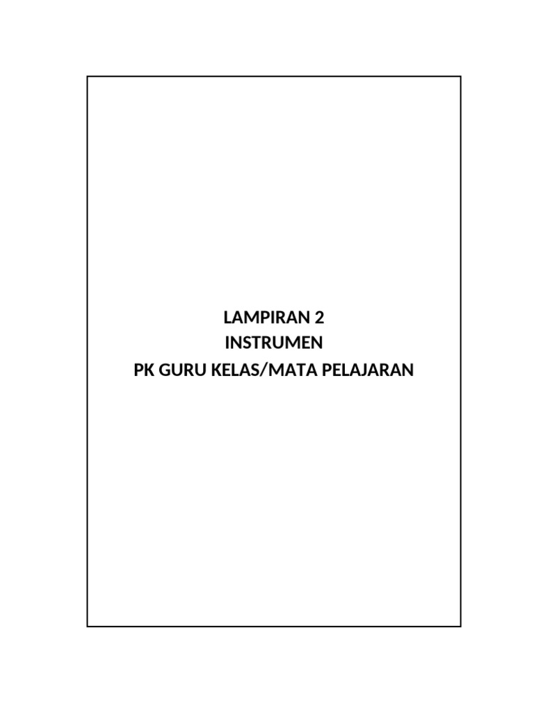Form PKG Mapel Sumatif 2016 Luf | PDF