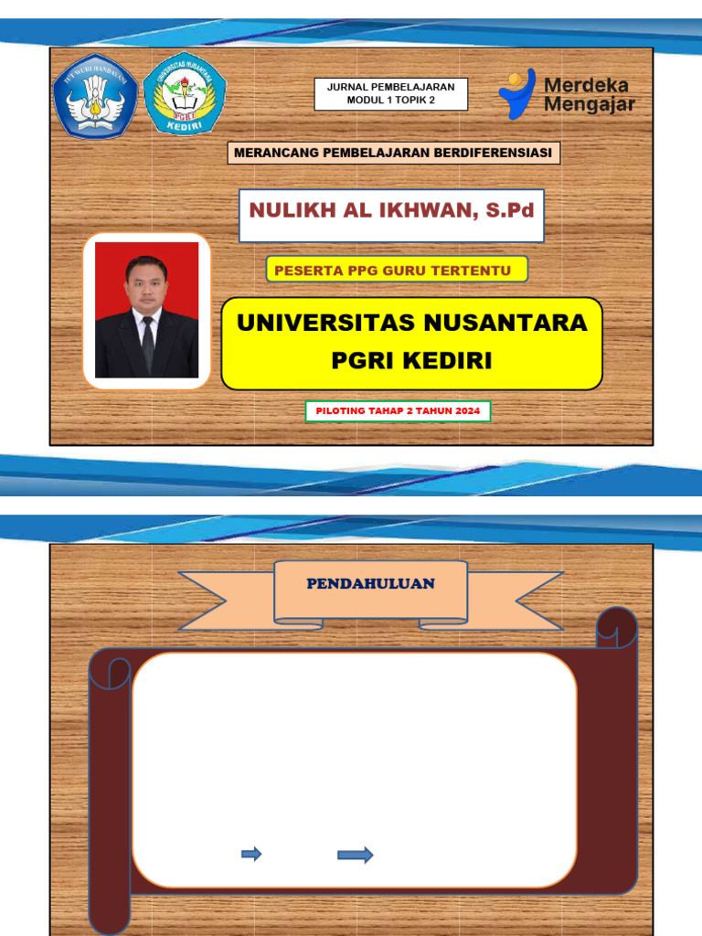 Aksi Nyata Prinsip Pembelajaran Dan Asesmen (Umum - Nulikh Al Ikhwan) | PDF