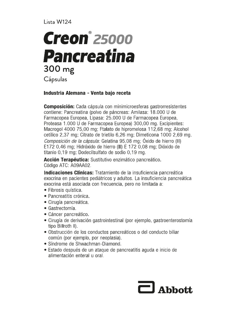 Creon 25000 | PDF