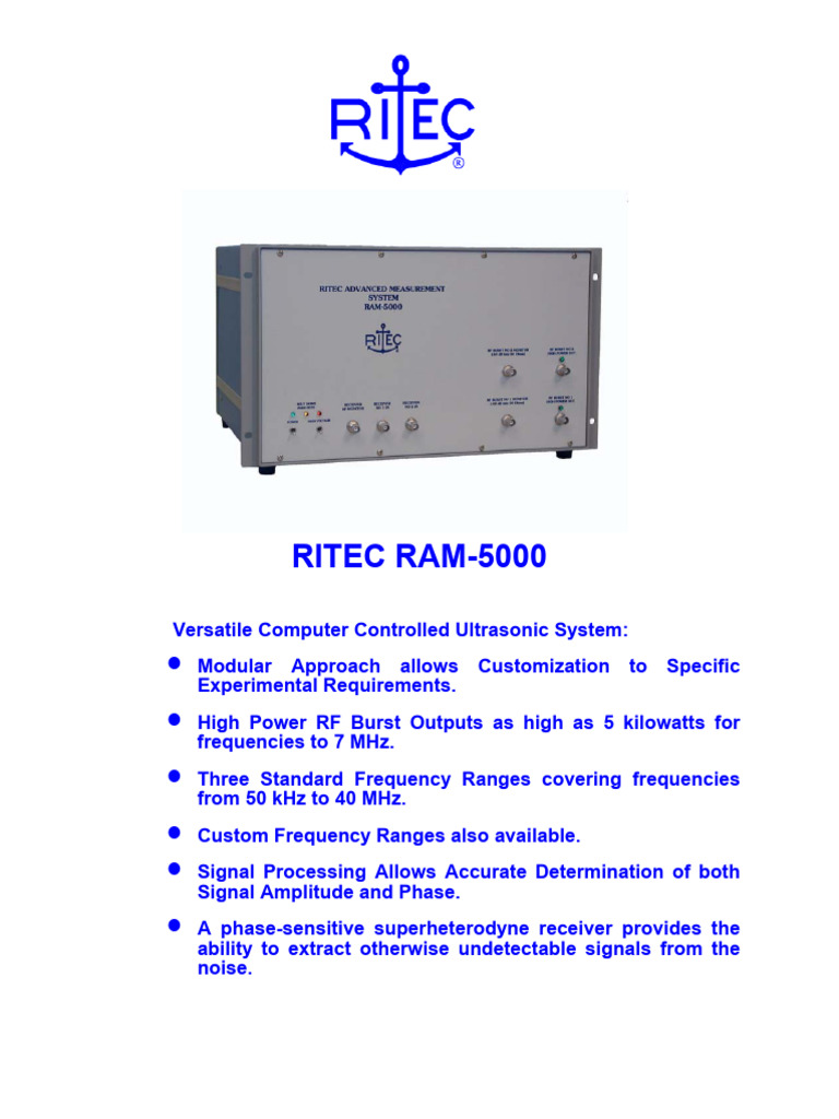 Ram-5000 Info | PDF
