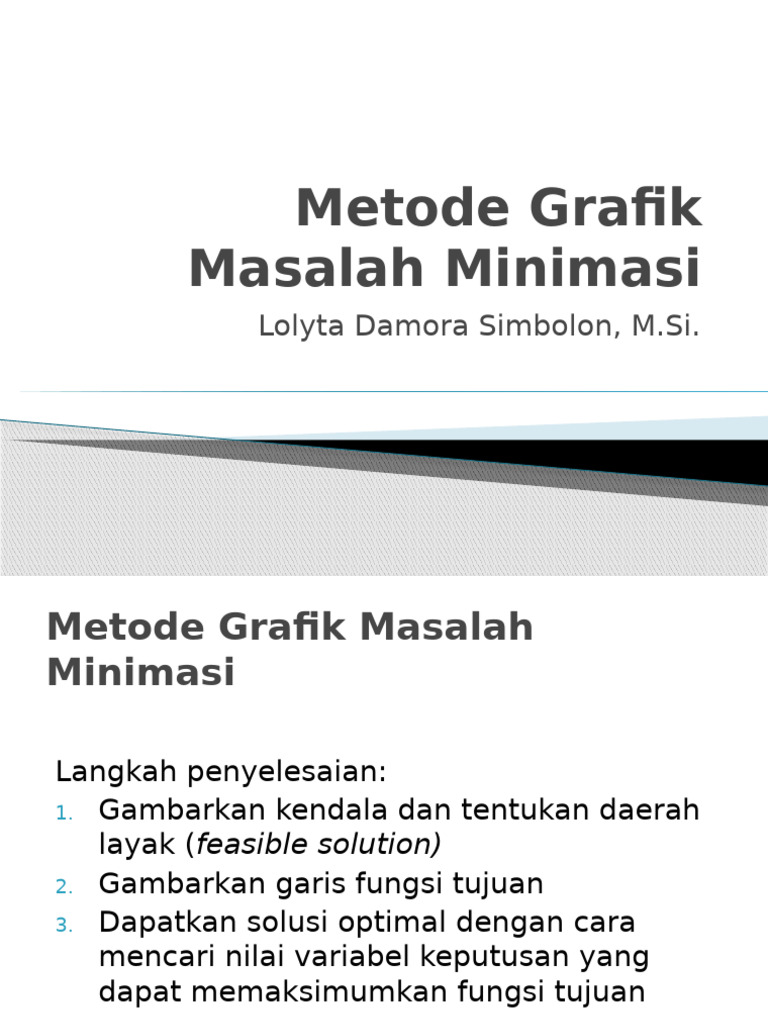 Metode Grafik | PDF