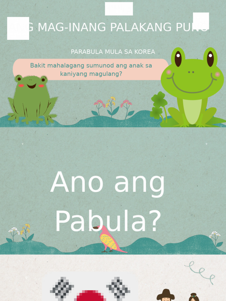 Ang Mag-Inang Palakang Puno | PDF