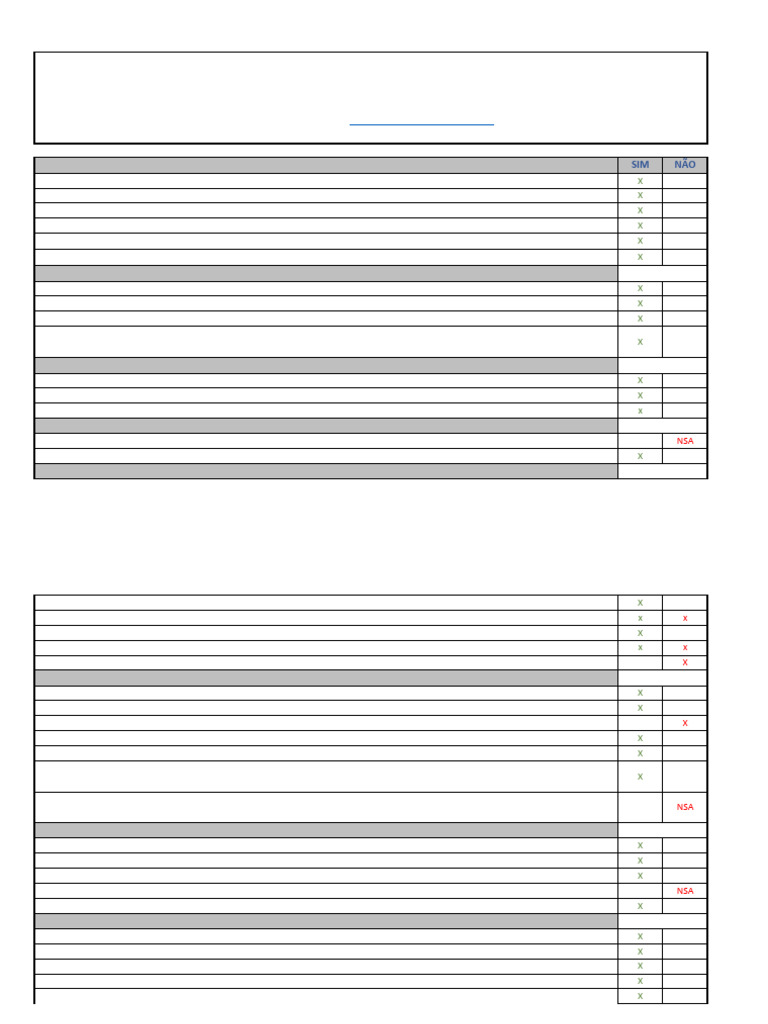 ATIVIDADES DE AULA Checklist Cliente Alterado Modelo | PDF