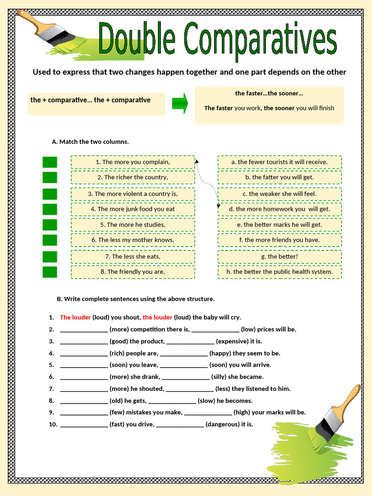 Double Comparatives | PDF