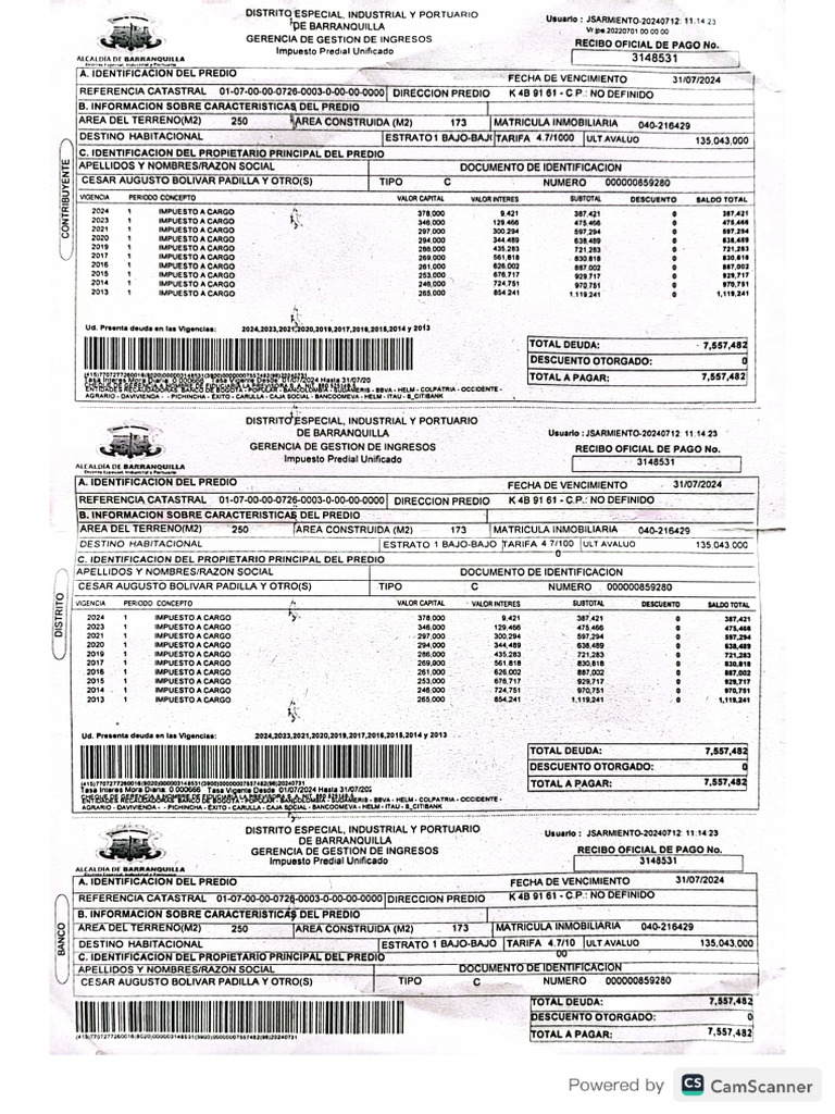 Prescripción San Luis | PDF