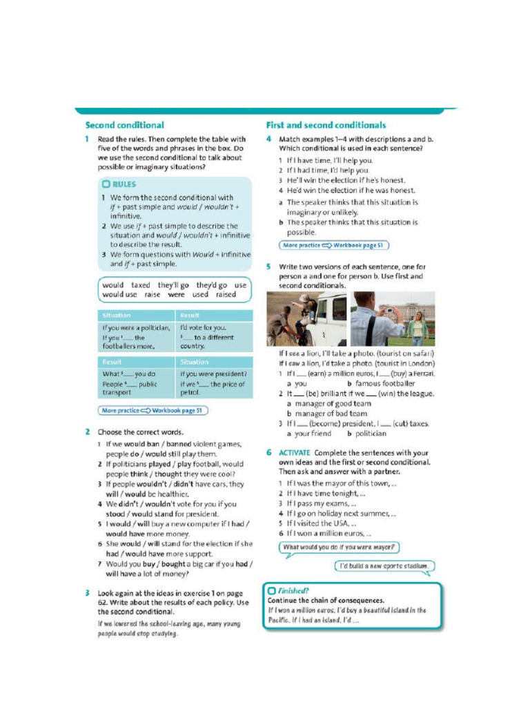 First and Second Conditional | PDF