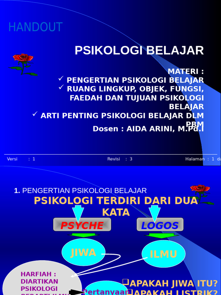 Psi Belajar Pai Peng Ruangfaedah | PDF