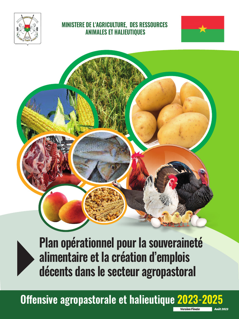 Brochure-Offensive Agropastorale Et Halieutique 2023-2025 | PDF