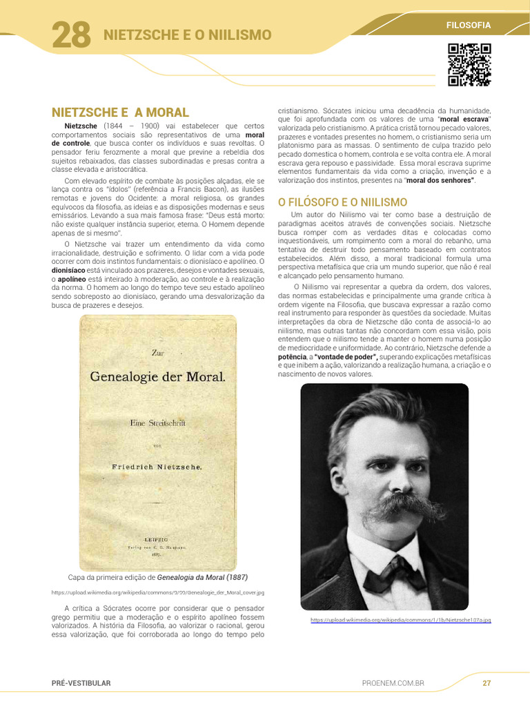 Nietzsche e o Niilismo | PDF