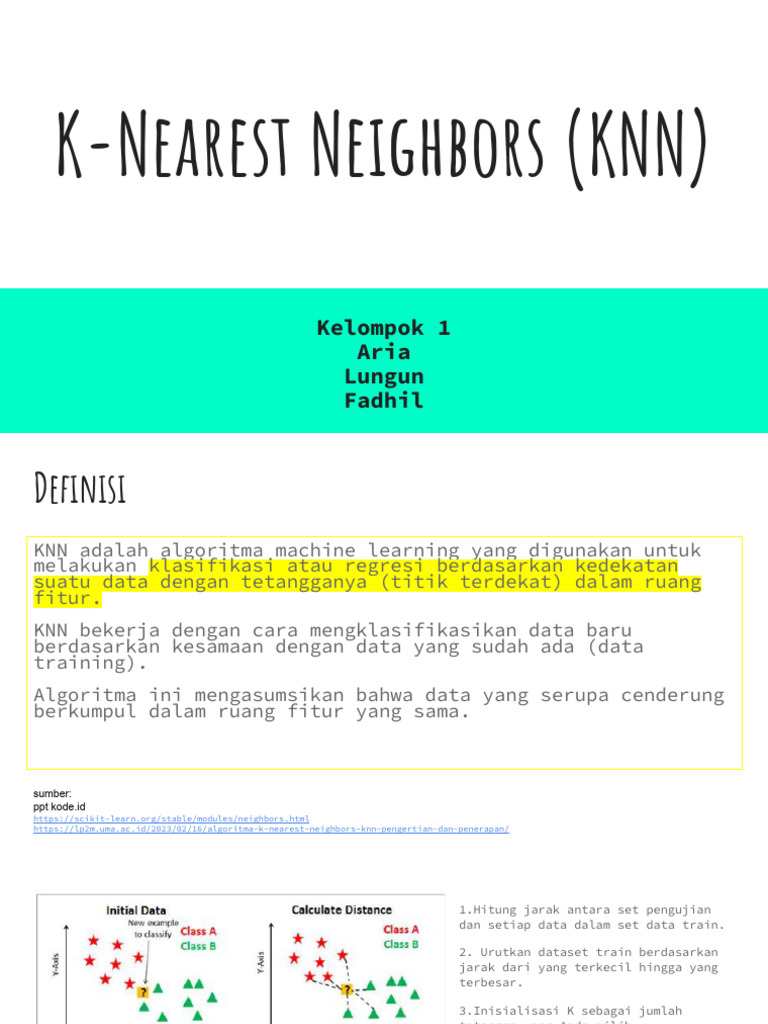K-Nearest Neighbors (KNN) | PDF | Cognitive Science | Statistical Data Types