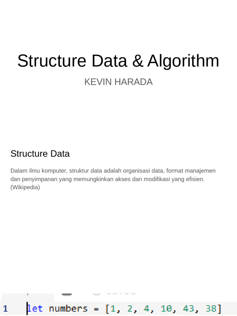 Structure Data - Algorithm | PDF