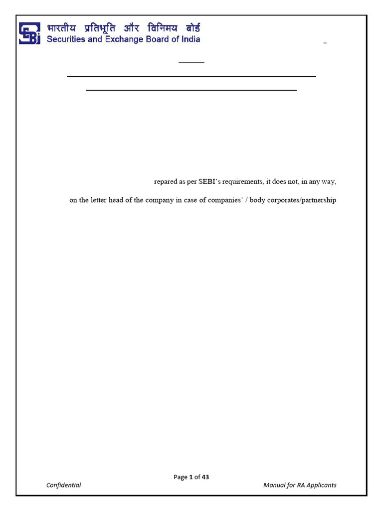 Sebi Manual Ra | PDF