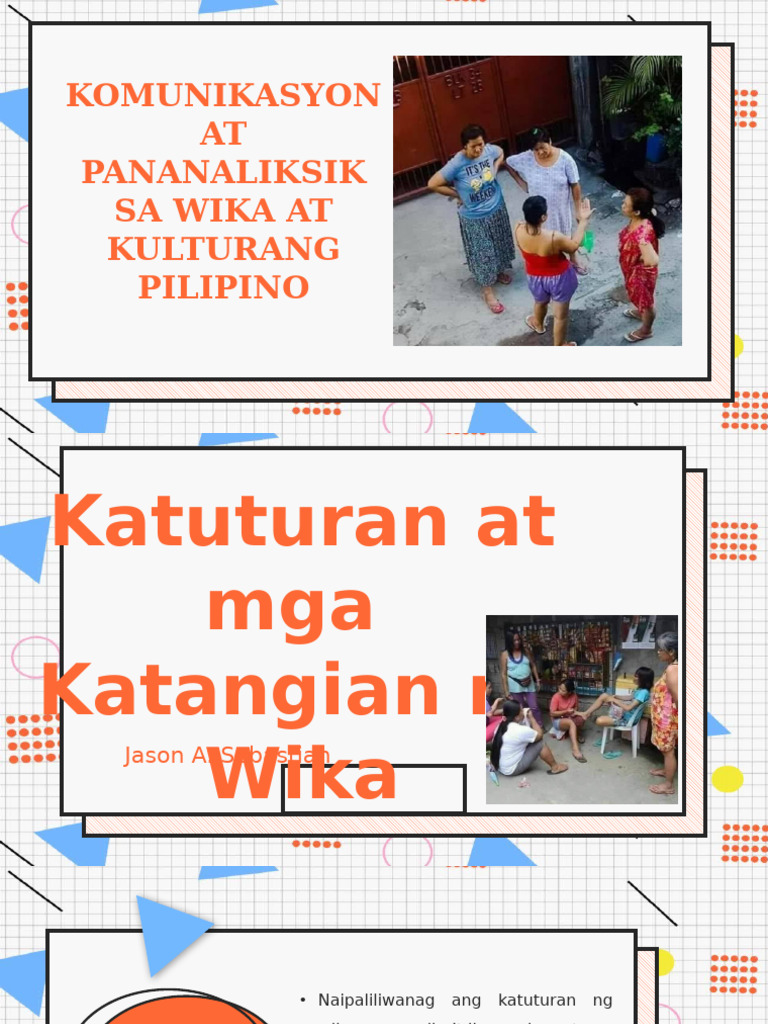 Katuturan at Mga Katangian NG Wika | PDF