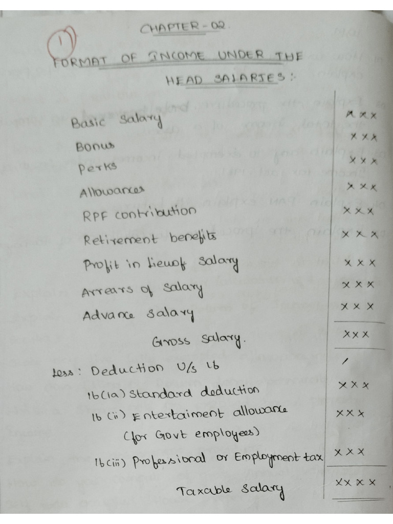 Income Tax Chapter 2 | PDF