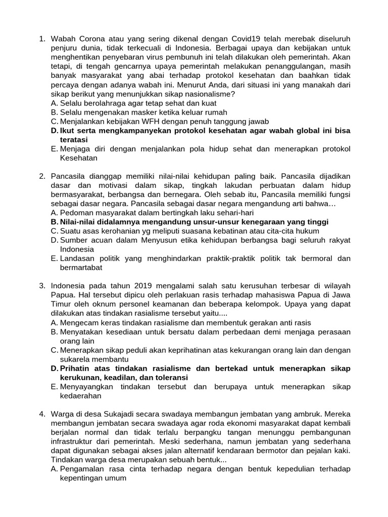Soal SKD 2021 | PDF