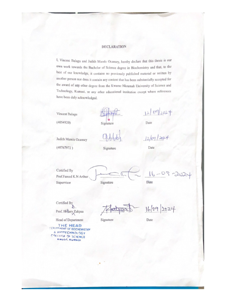 DECLARATION | PDF