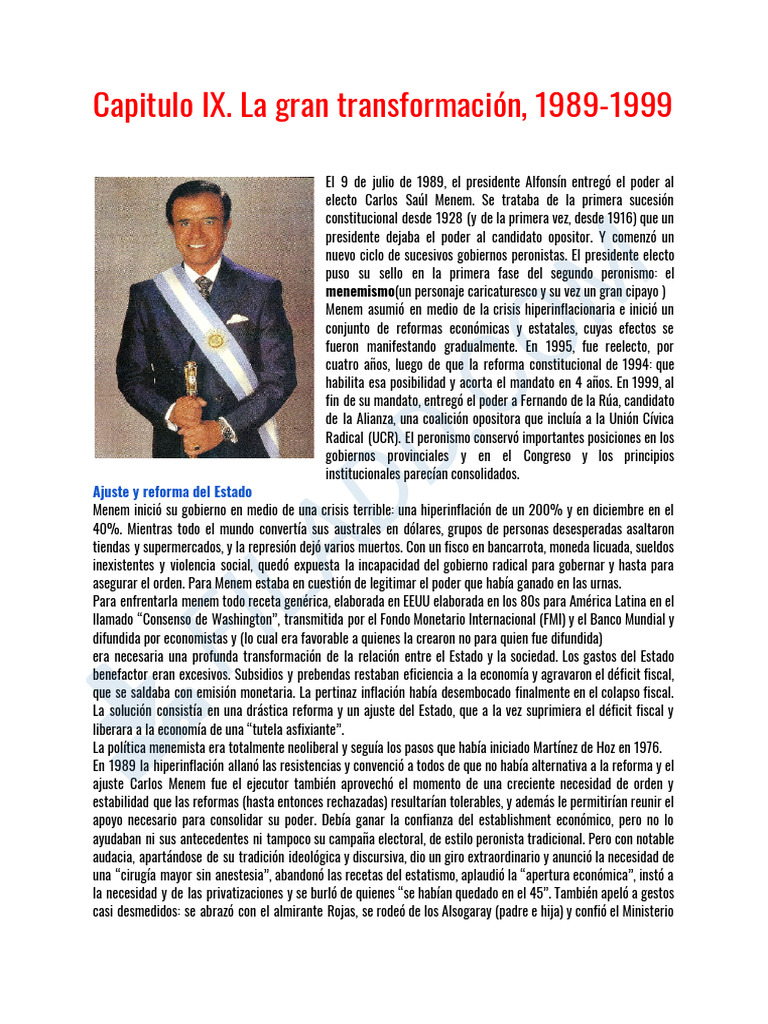Capitulo 9 1989-1999 | PDF