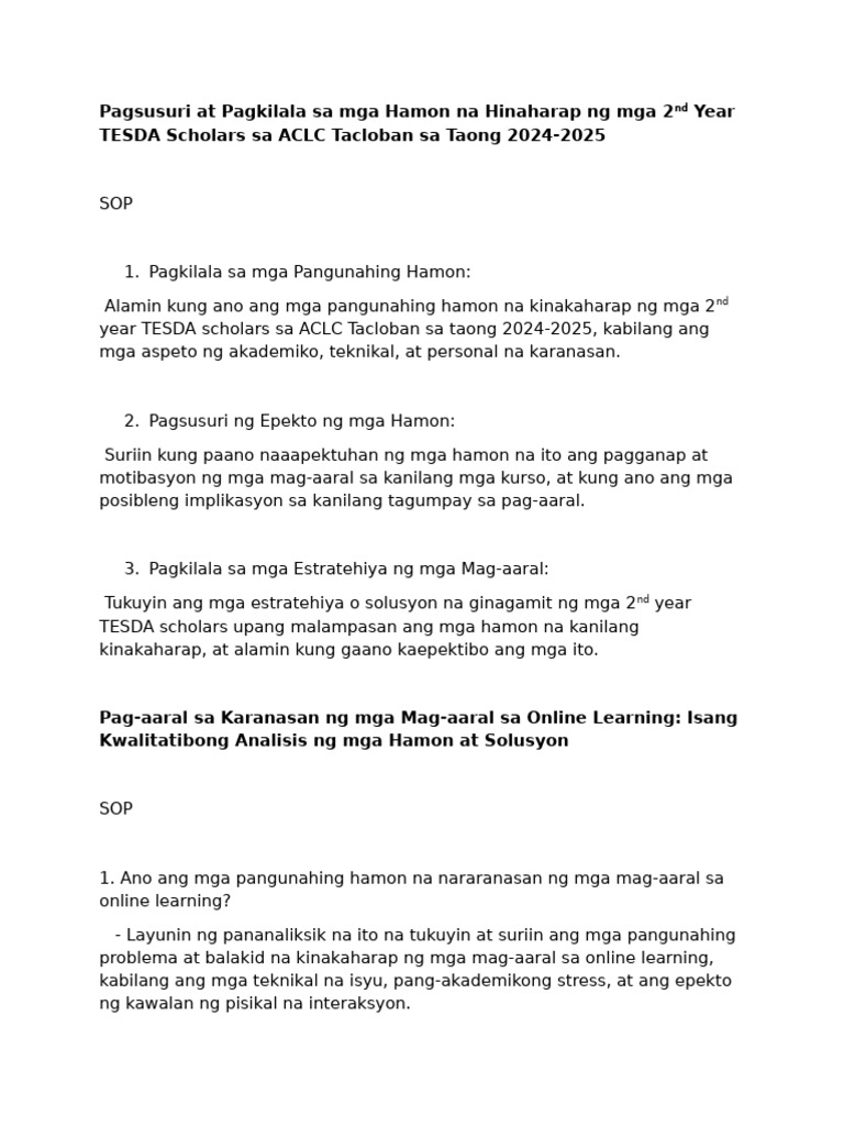 FILIPINO RESEARCH | PDF