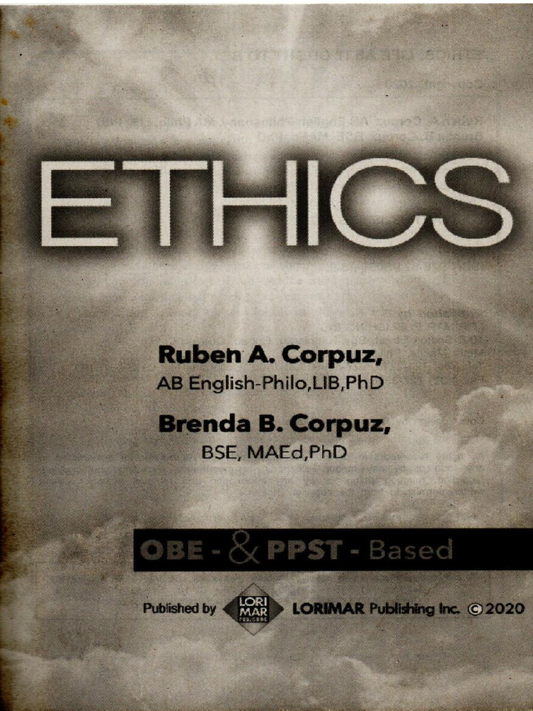 Ethics Corpuz Corpuz 2020 | PDF