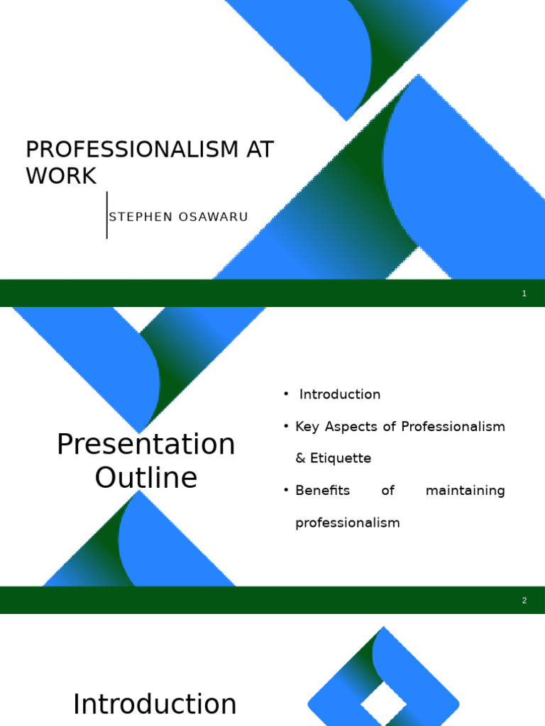 Professionalism_Bliss_1 | PDF