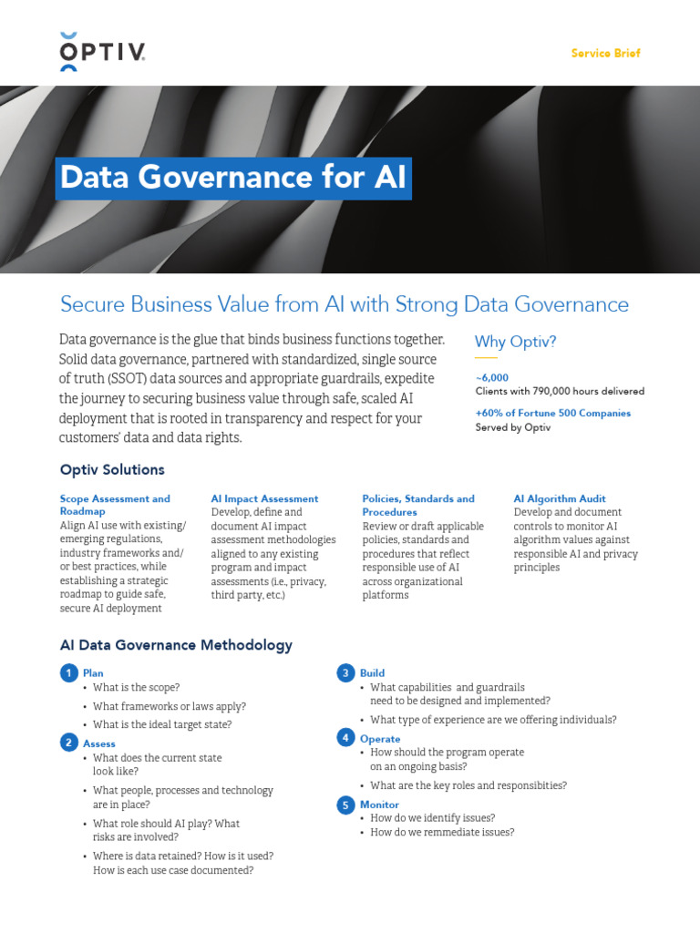 DGPP - AI Governance - Service Brief-2024 | PDF
