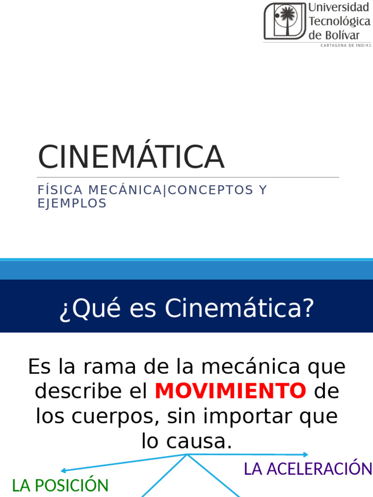 Cinemática | PDF