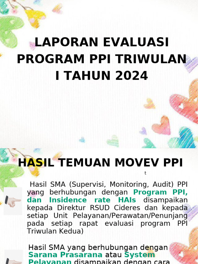 Laporan Program Ppi TW 1 Tahun 2024 - Fix | PDF