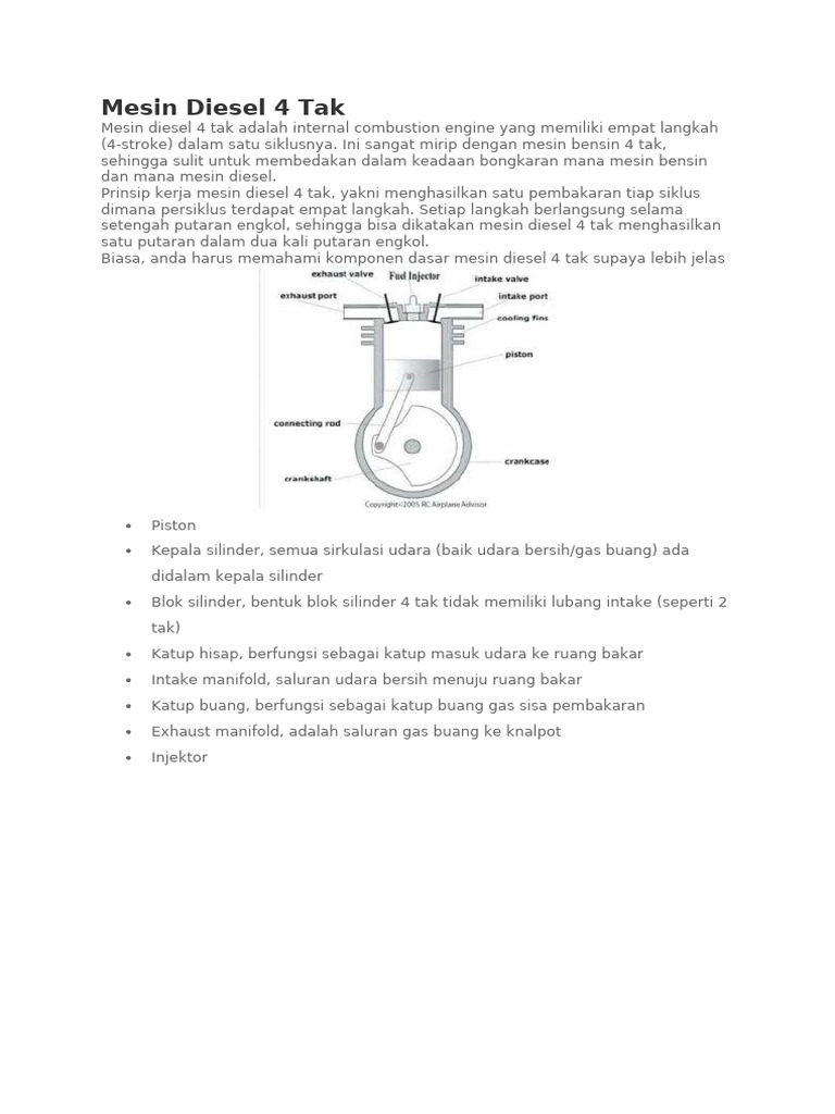 Diesel 4 Tak | PDF