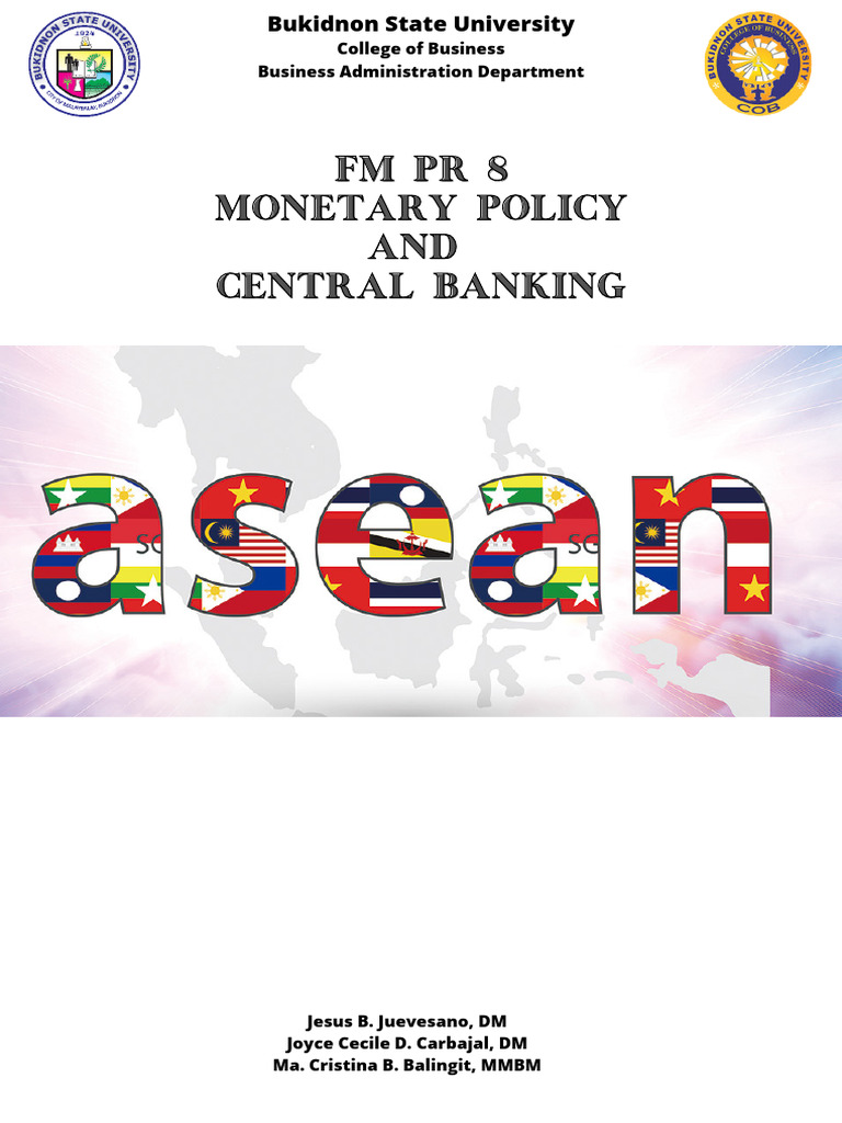 FMPR 8 Module | PDF | Monetary Policy | Federal Reserve