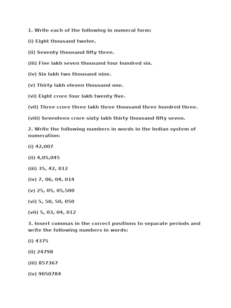 Math Unit Test | PDF