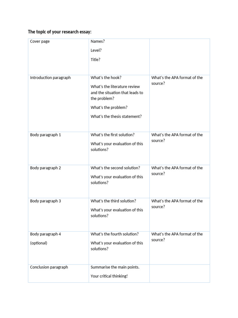 Problem & Solution Outline | PDF