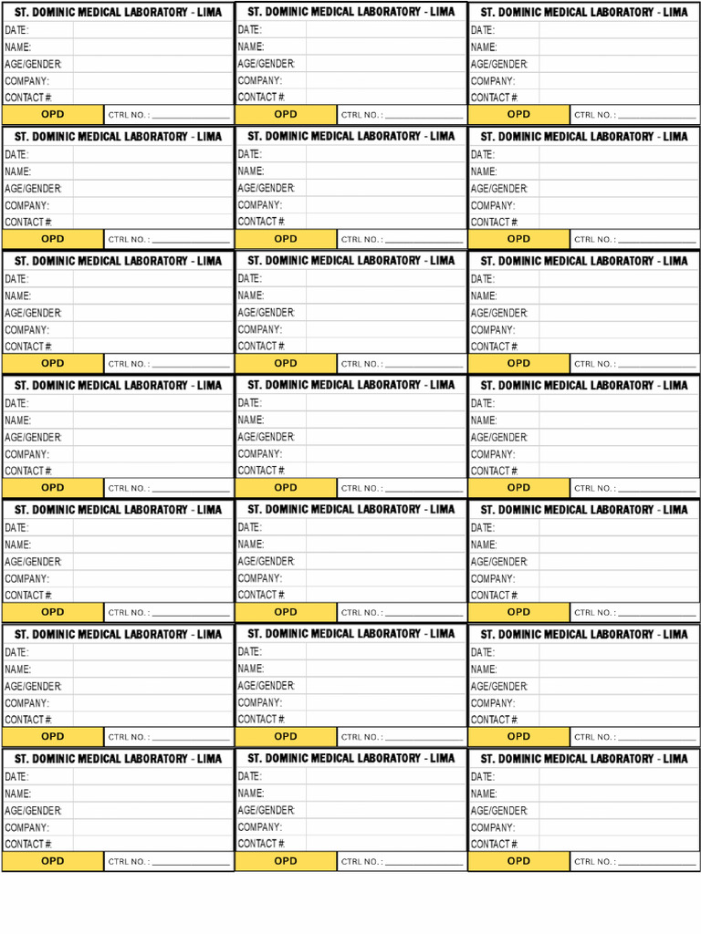 Opd New Clip Sheet | PDF