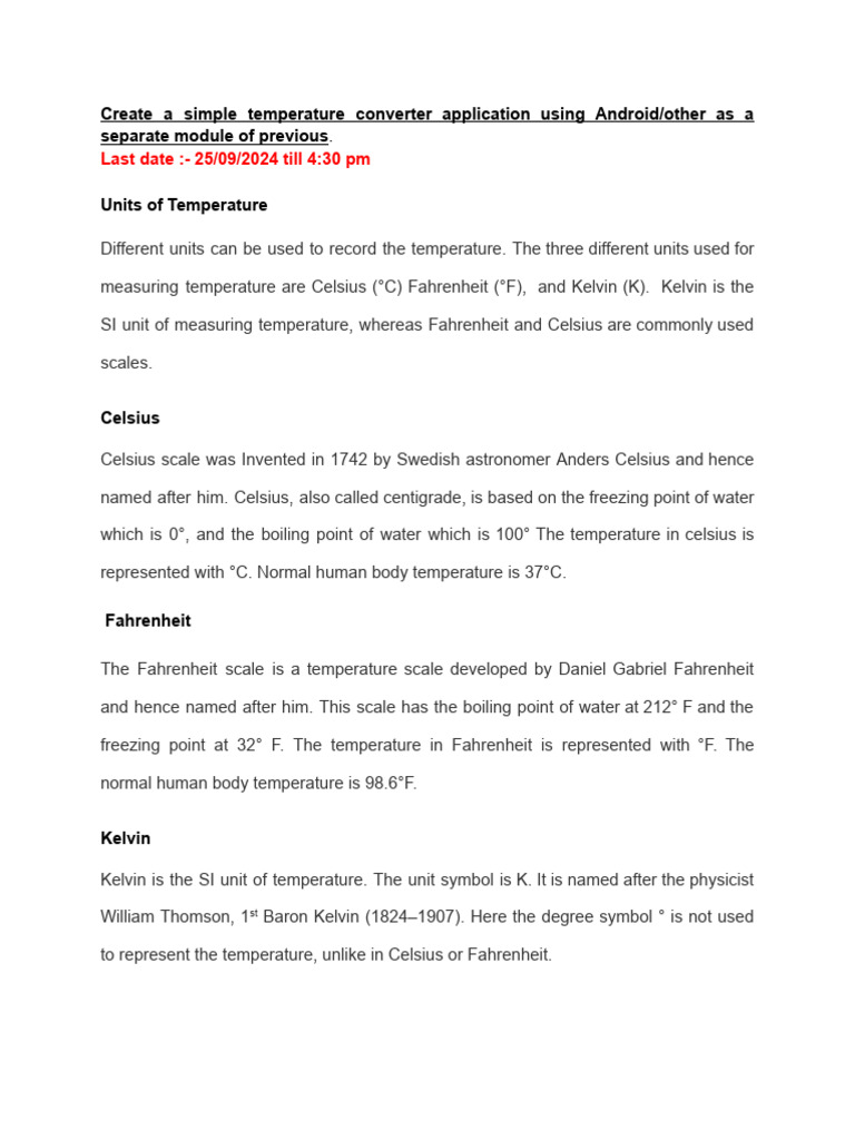 Create A Simple Temperature Converter Application Using Android-Other ...