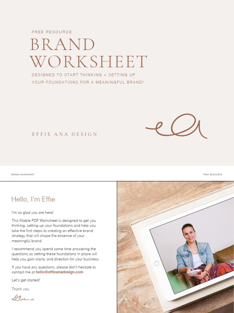 Branding Worksheet | PDF