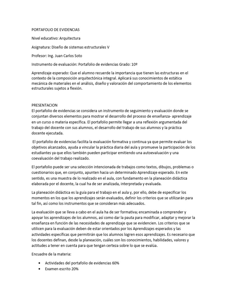 Portafolio de Evidencias Ene 24 | PDF