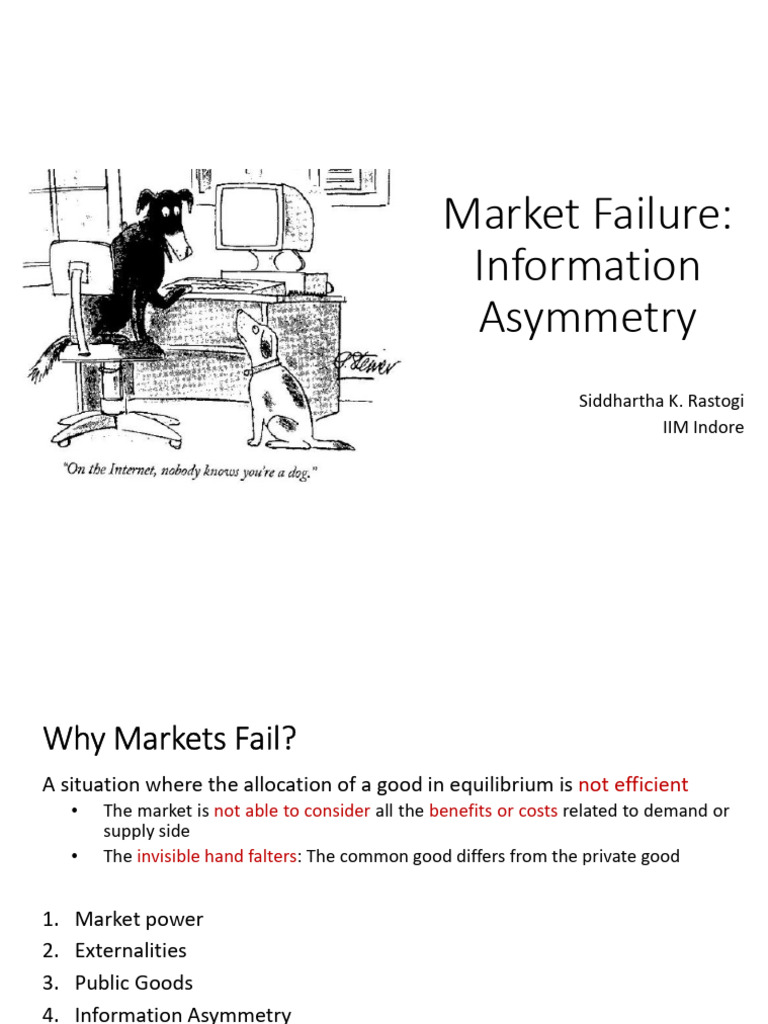 Market Failures | PDF