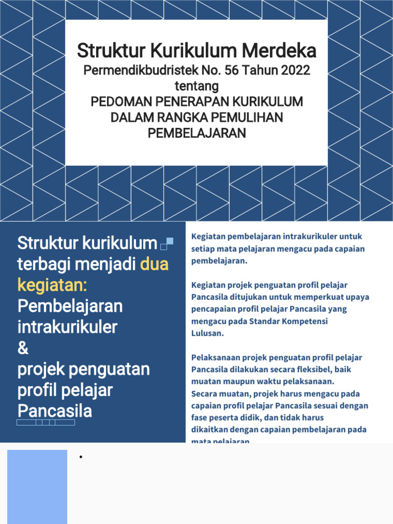 Struktur Kurikulum Merdeka - Diknas | PDF