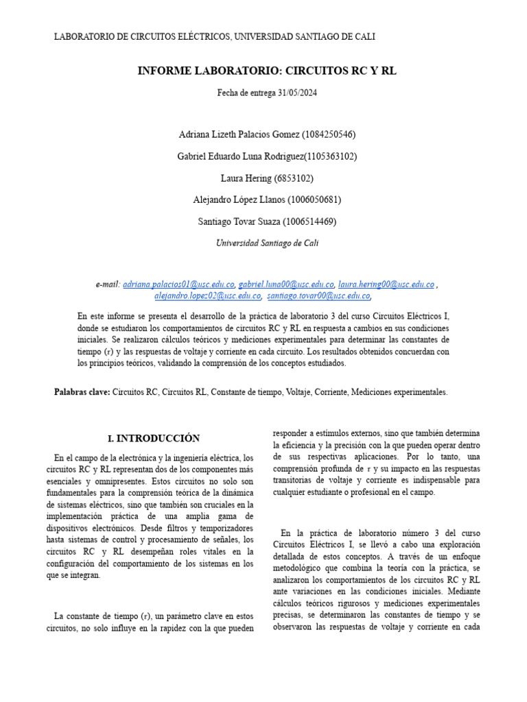 Plantilla Informe Lab | PDF