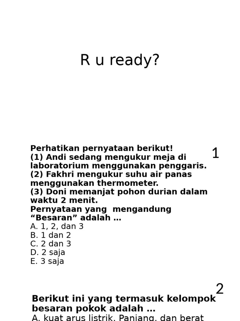 Perhatikan Pernyataan Berikut! | PDF Perhatikan Pernyataan Berikut! | PDF