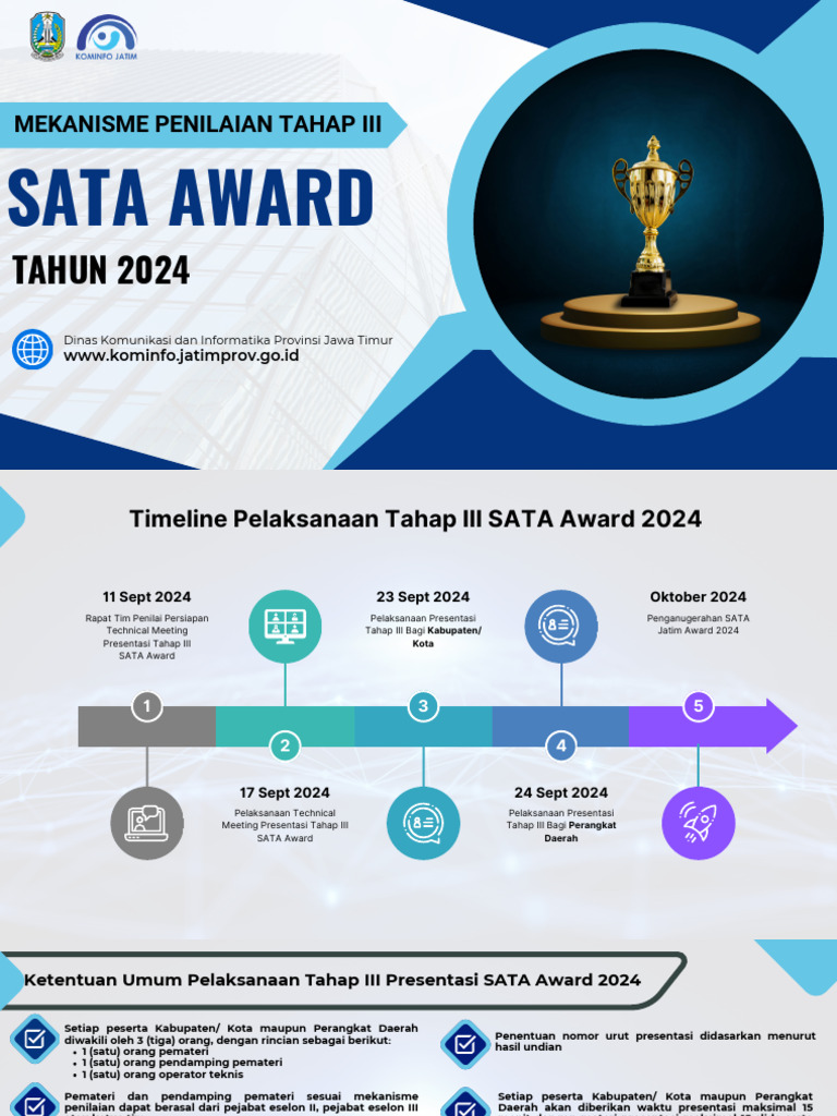 Materi Technical Meeting SATA Award 2024 | PDF