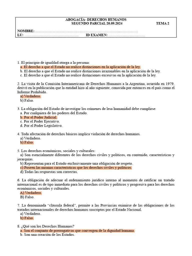Examen Con Respuestas | PDF