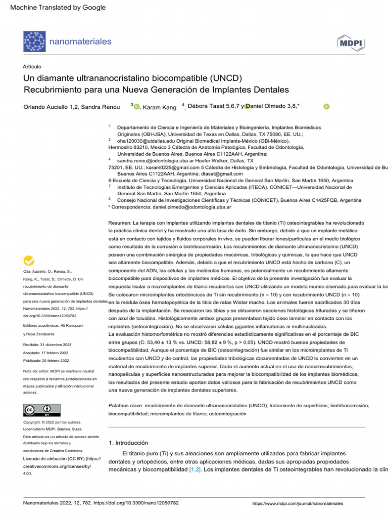 Nanomaterials 12 00782 v2 | PDF