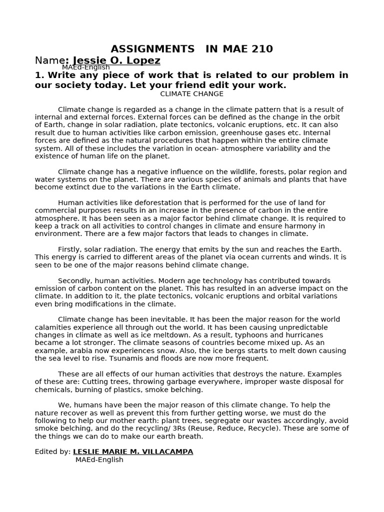 Assignments in Mae 210 | PDF