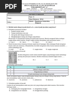 SUMATIF IPAS BAB 4 Kelas 6 Kurikulum Merdeka | PDF