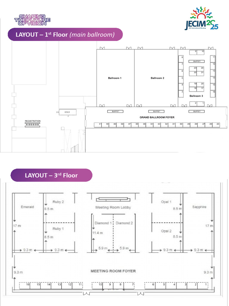 LAYOUT BOOTH JECIM 2025 - FAIRMONT JAKARTA | PDF