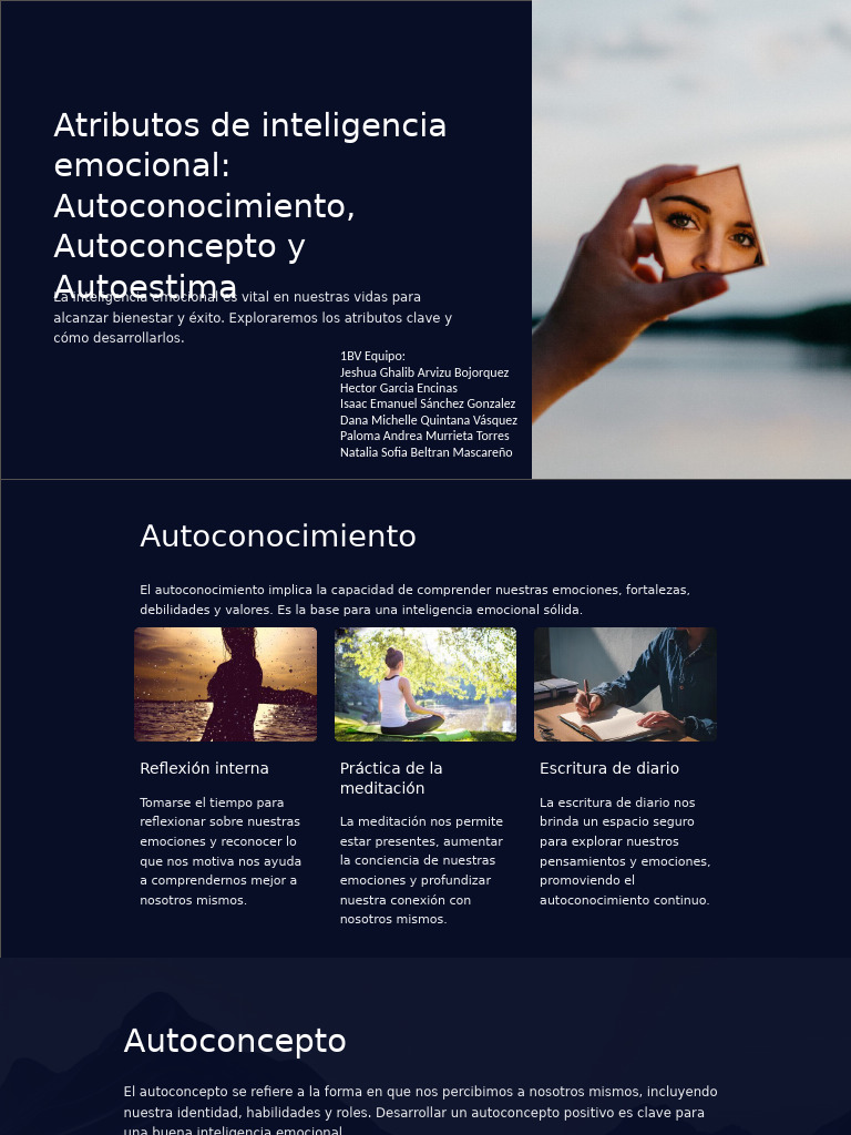 Autoconocimiento, Autoconcepto y Autoestima | PDF