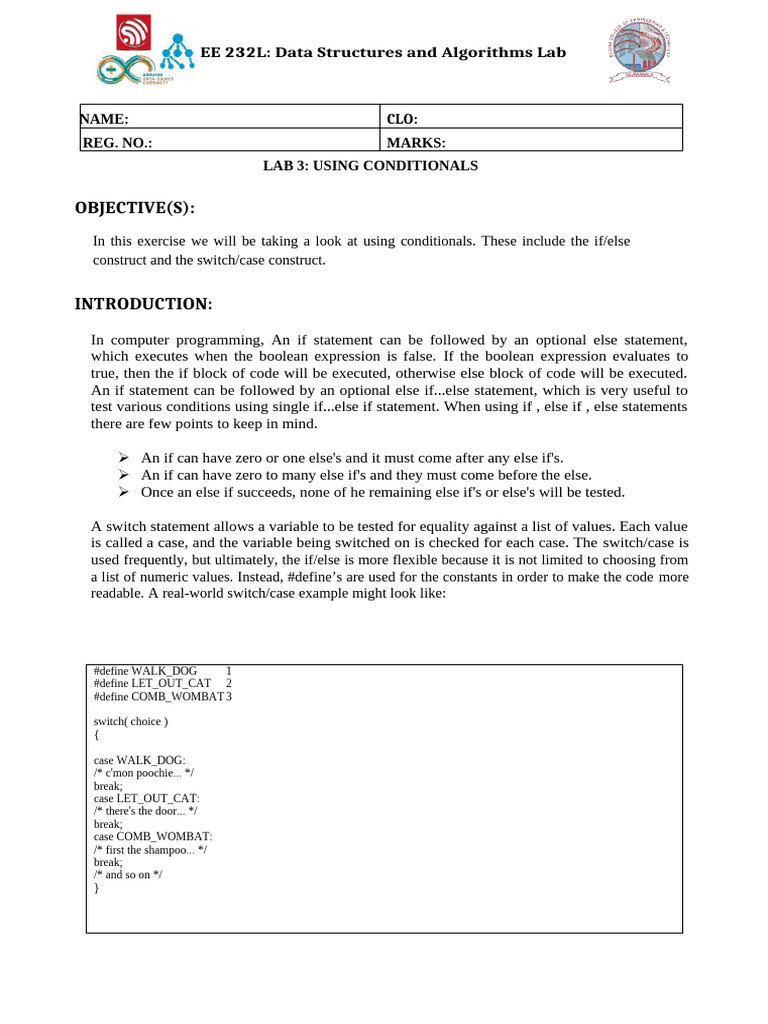 Dsa Lab#03 | PDF