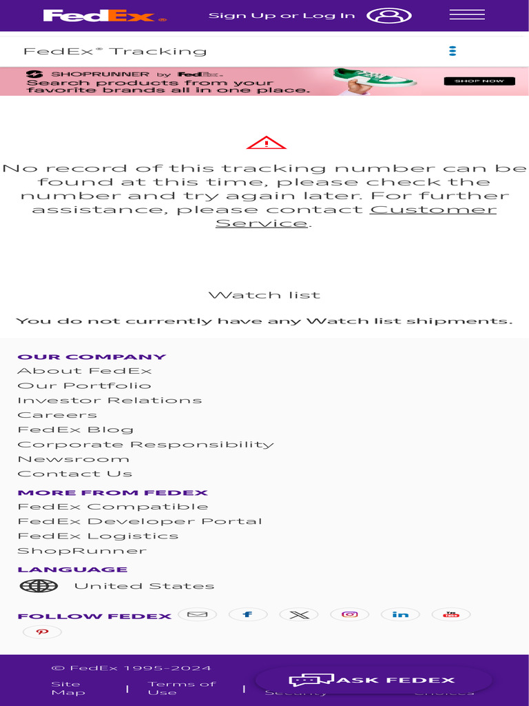 Detailed Tracking | PDF