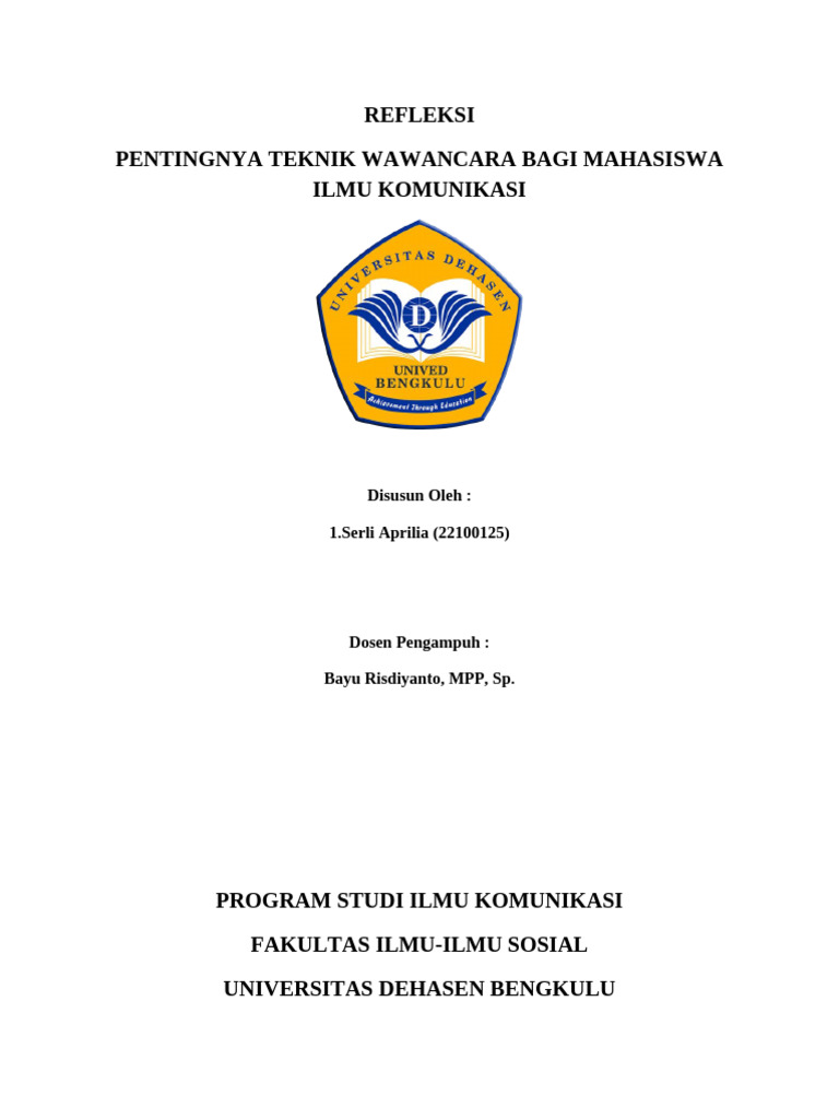 Refleksi Serli | PDF